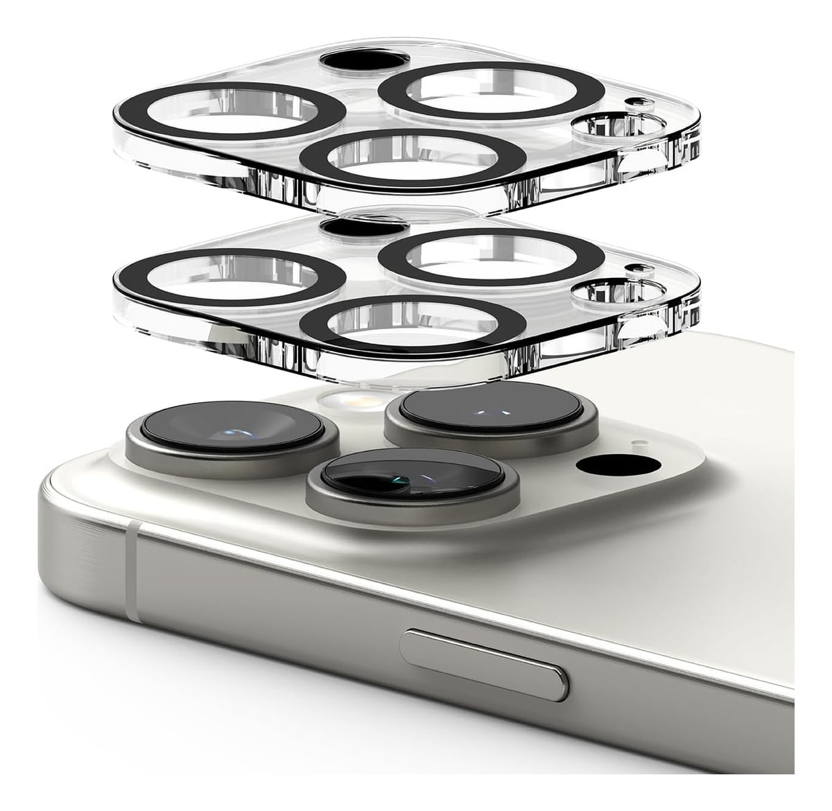 MICA PROTECTOR CÁMARA RINGKE GLASS IPHONE 16 PRO 6.3 2PCS
