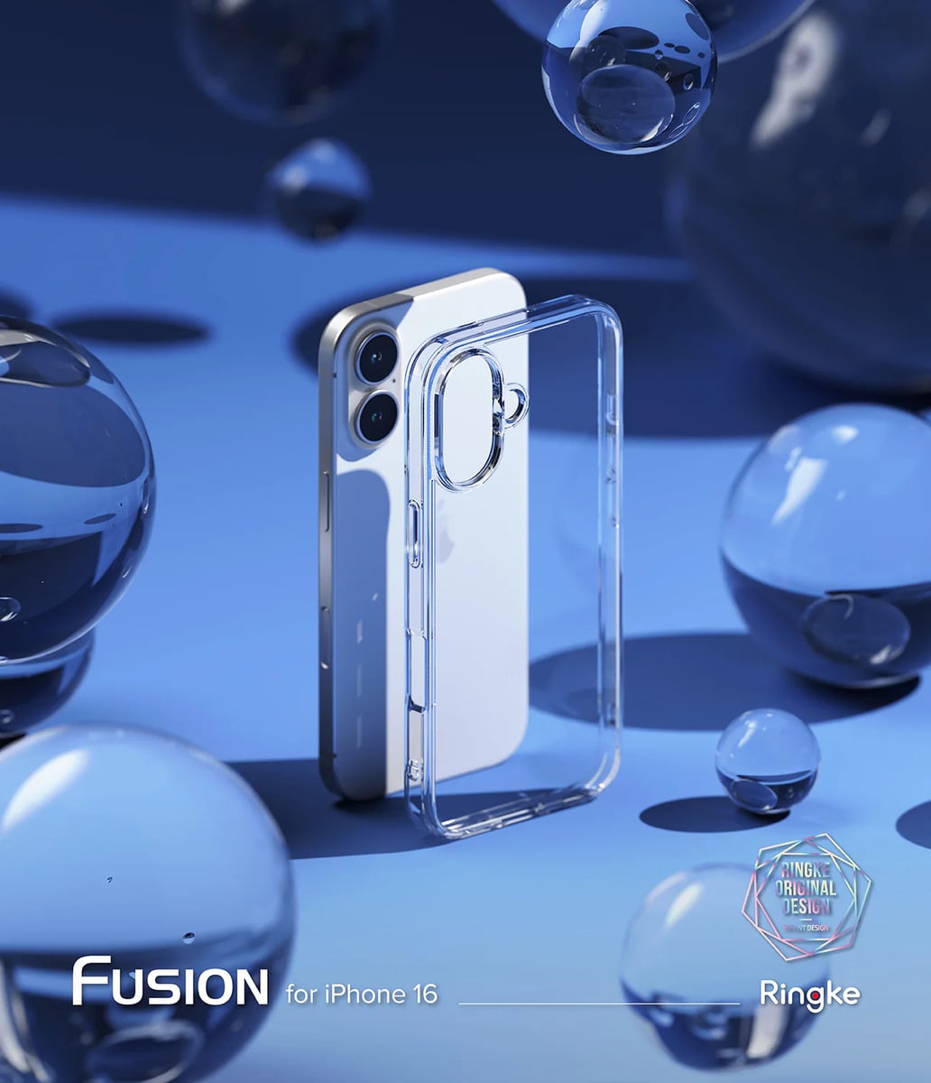 CASE RINGKE FUSION CLEAR PARA IPHONE 16 NORMAL 6.1