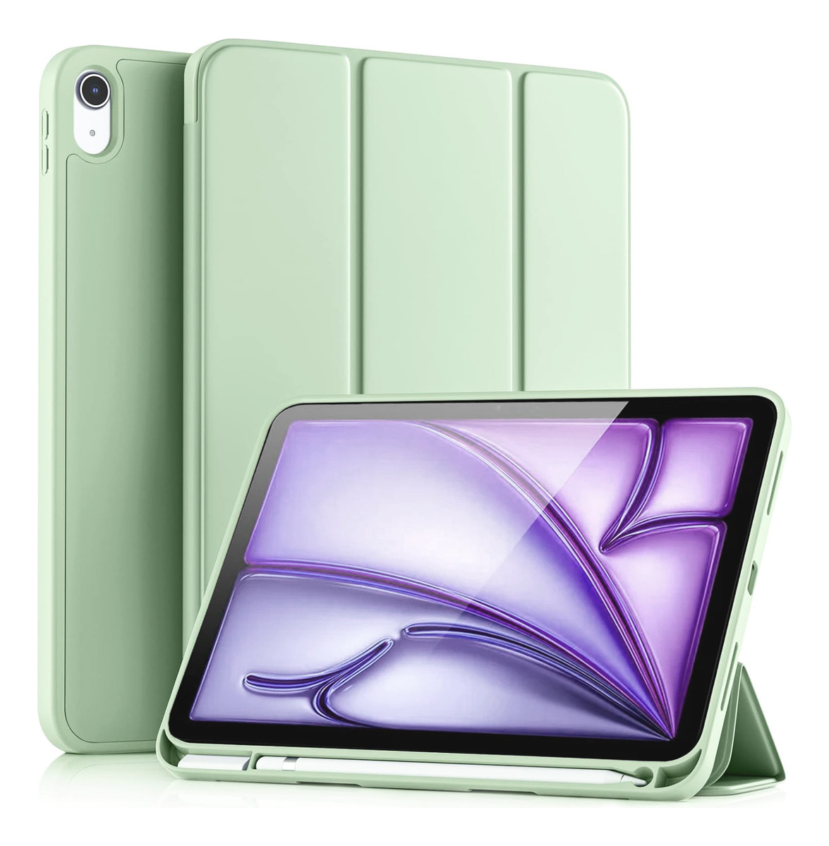FUNDA SMART CASE PARA IPAD AIR 11 M3 CHIP (2025) MENTA