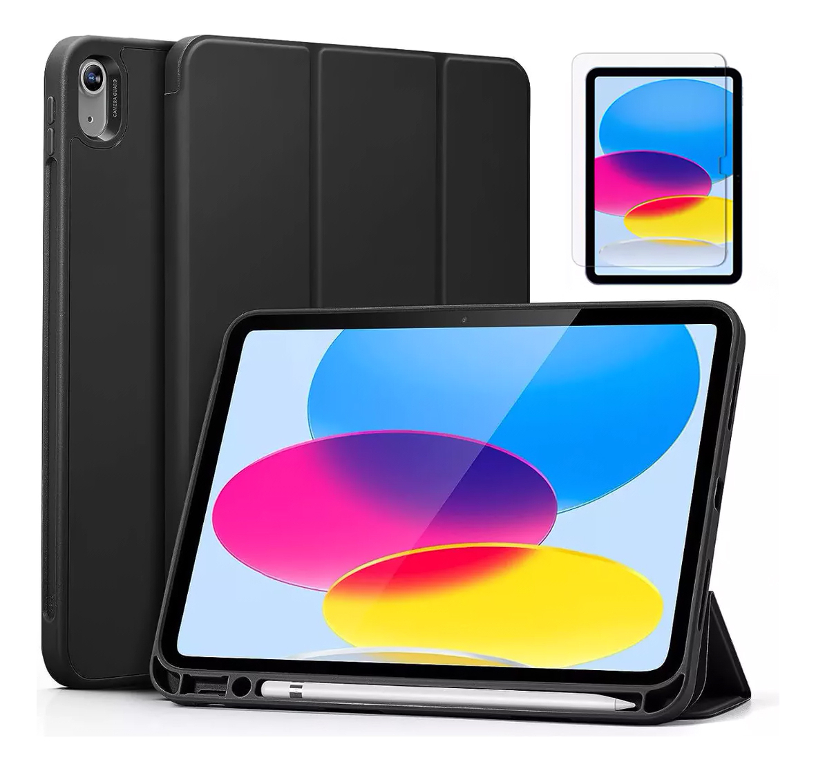 PACK MICA + SMART CASE PARA IPAD A16 CHIP 11MA GEN (2025)