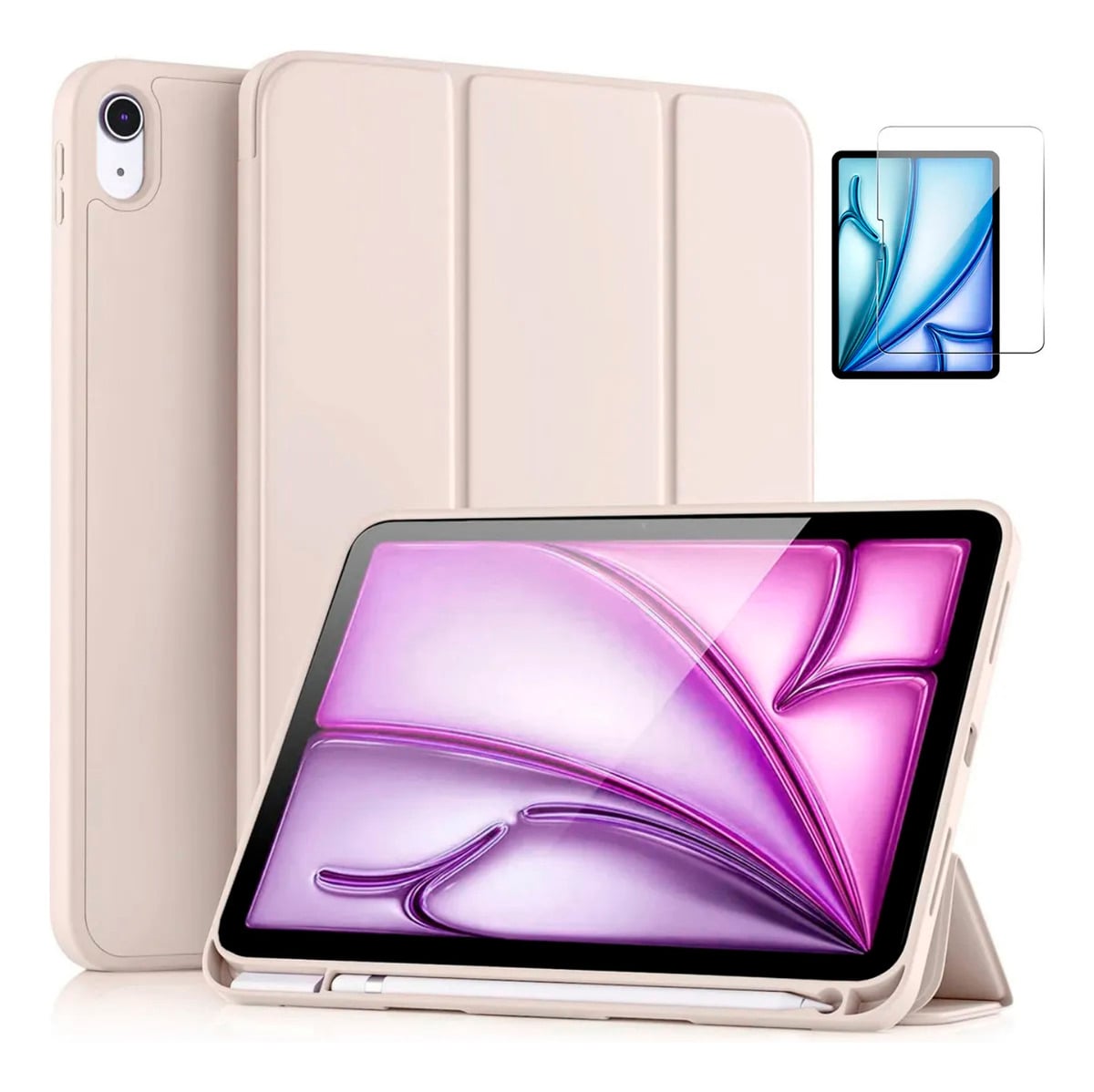 CASE + MICA PARA IPAD AIR6 11 M2 (2024) | AIR 11 M3 (2025)