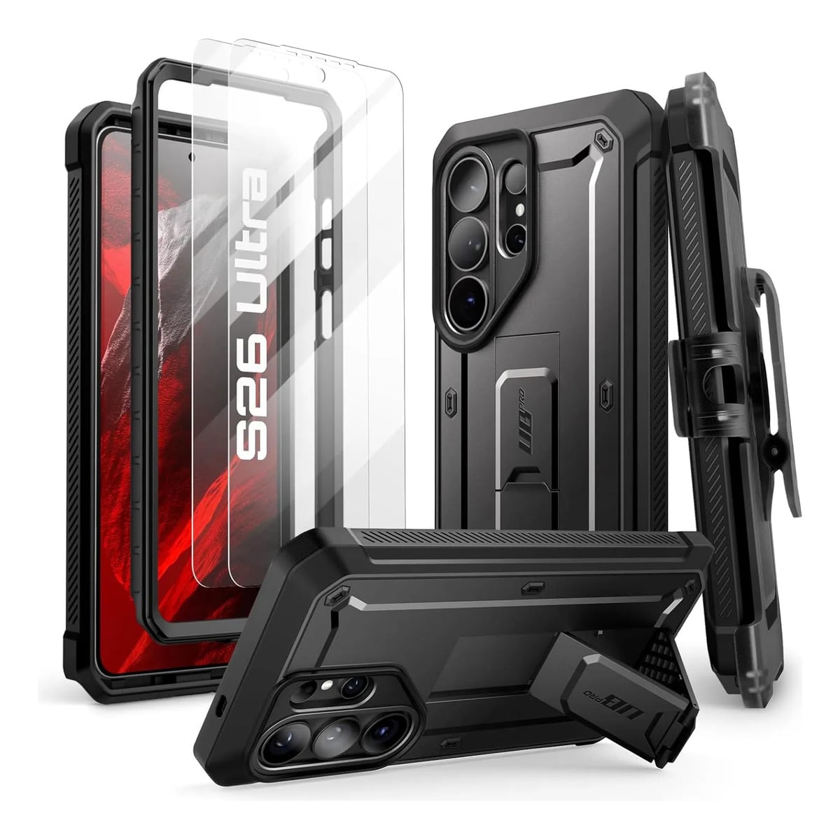 CASE SUPCASE UB PRO 360° PARA GALAXY S26 ULTRA BLACK + MICA