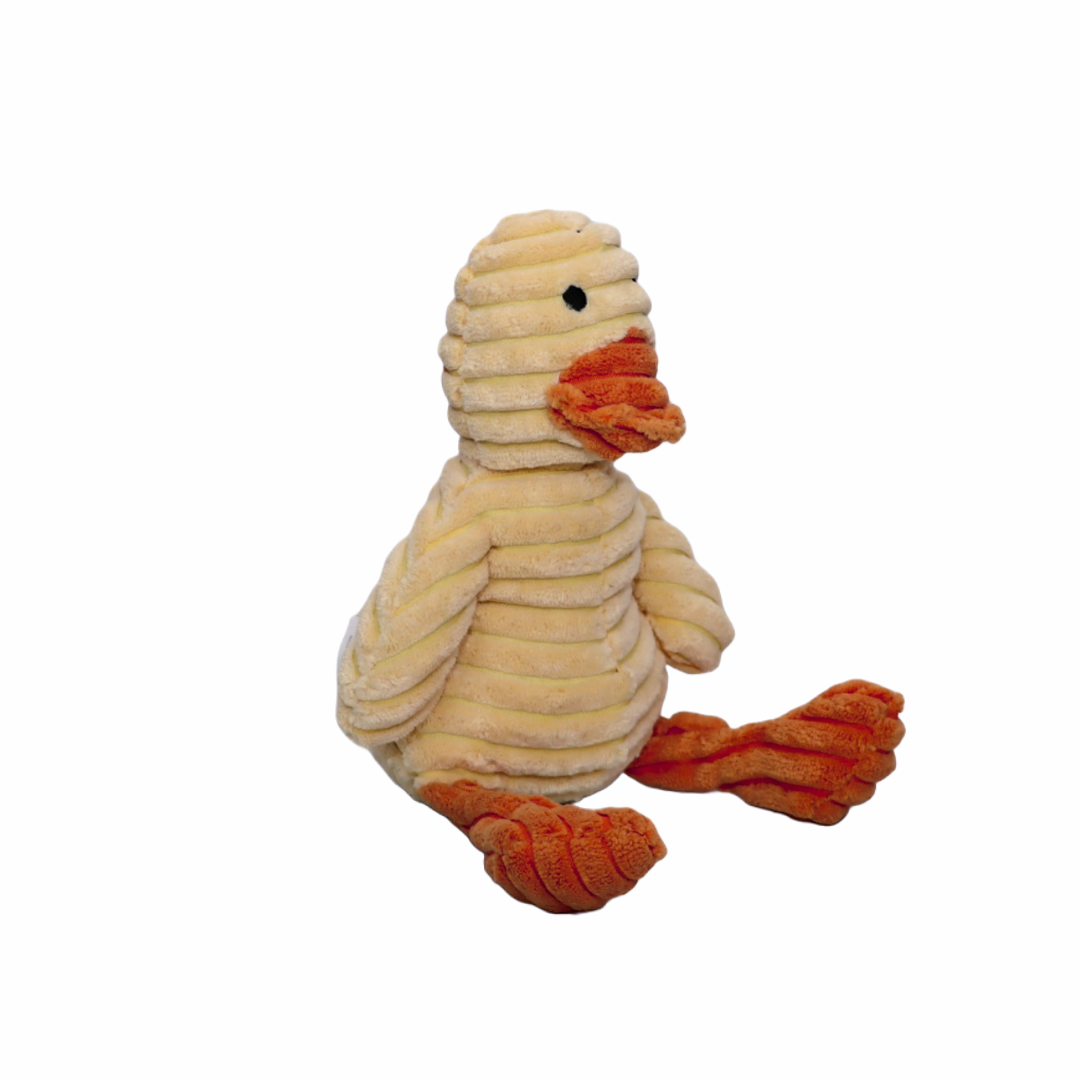 Ripley - PELUCHE PERRO MODELO PATO RESISTENTE A MORDEDURAS
