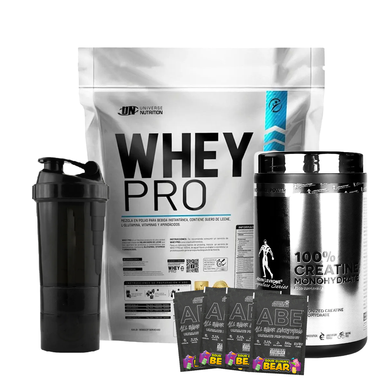 PACK PROTEÍNA WHEY PRO 5KG COOKIES UN + CREATINE MONOHYDRATE 500GR ...