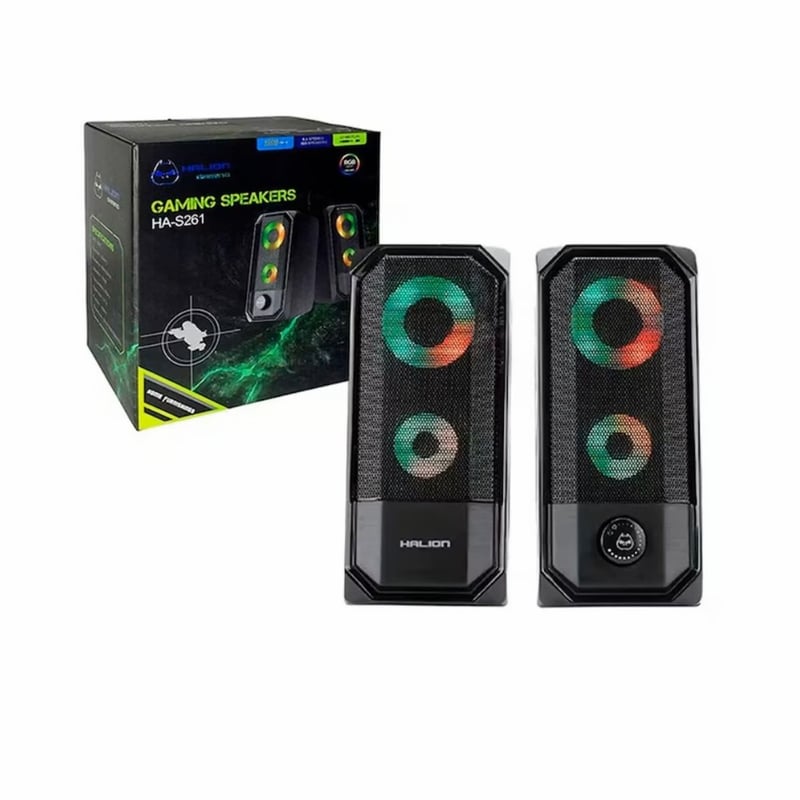 Ripley - PARLANTE HALION HA-S261 GAMING 2.1 RGB