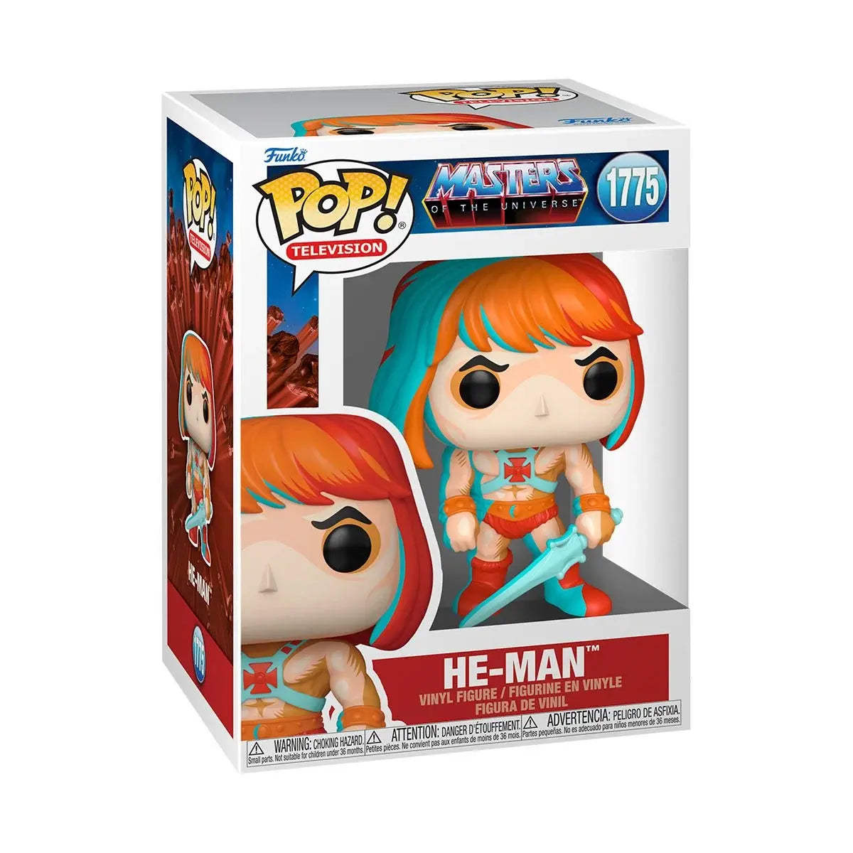 FUNKO POP! TELEVISION: MASTERS OF THE UNIVERSE - HE-MAN (RETRO NEON) 1775