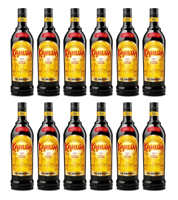 LICOR KAHLUA BOTELLA 750ML - 12 UND