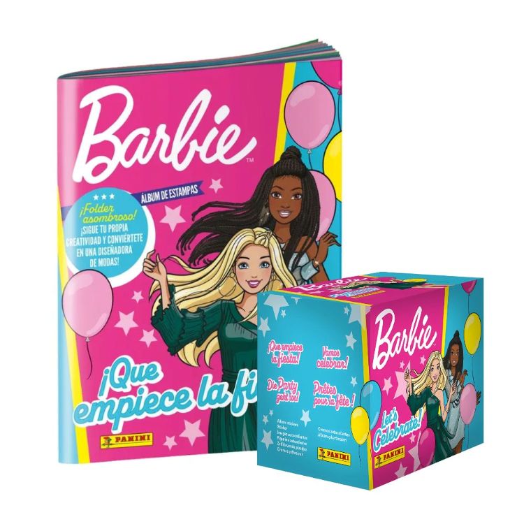Ripley - BARBIE ÁLBUM 65 ANIVERSARIO + PAQUETE DE 50 SOBRES FIGURAS