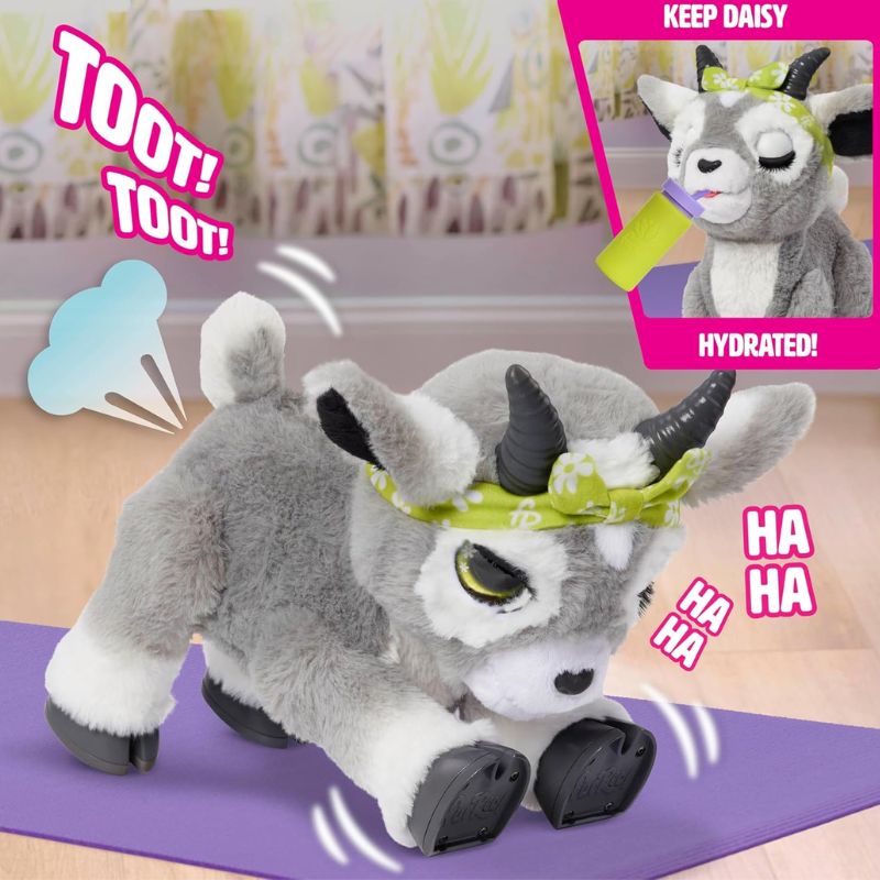 FURREAL DAISY THE YOGA GOAT - JUGUETE INTERACTIVO DE PELUCHE