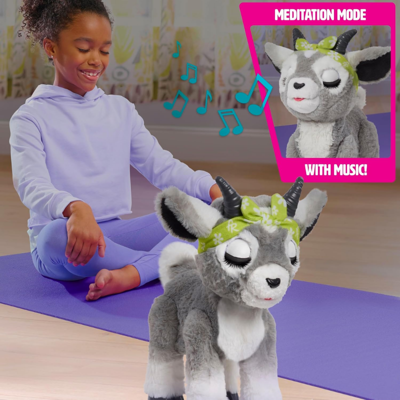 FURREAL DAISY THE YOGA GOAT - JUGUETE INTERACTIVO DE PELUCHE