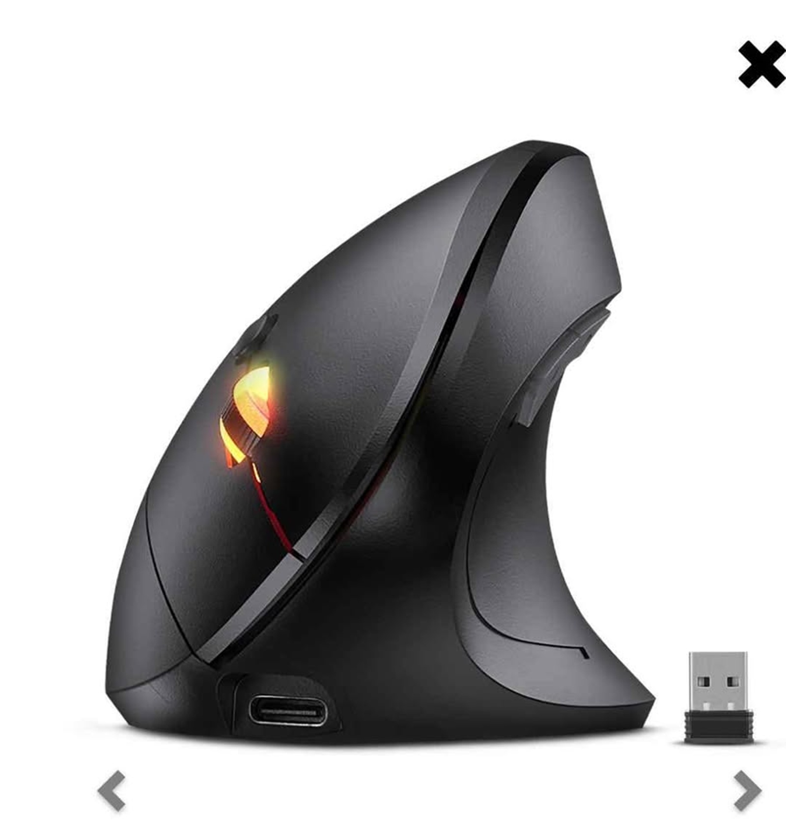 MOUSE DIAMOND 3 CYB M521 INALAMBRICO VERTICAL BLUETOOTH RECARGABLE CYBERTEL