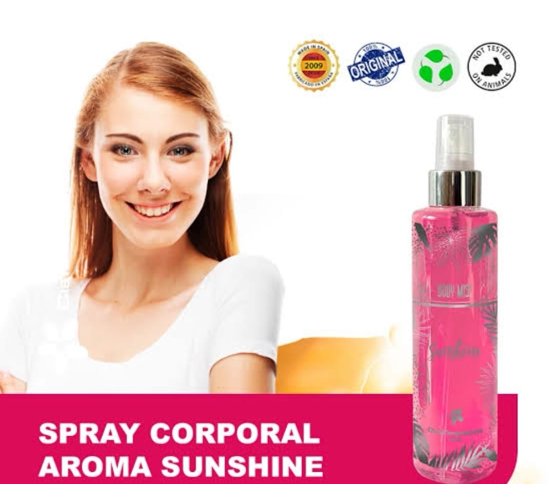 BODY MIST VEGANO CIENFRAGANCIAS CIEN ESENCIAS SUNSHINE +FLUSHTOUCH PACK ...