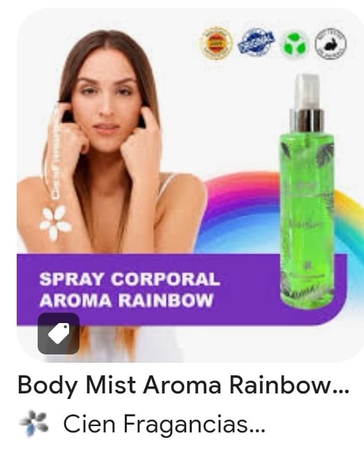 CIENFRAGANCIAS CIEN RAINBOW BODY MIST VEGANO+FLUSHTOUCH PACK X2 200ML/45ML