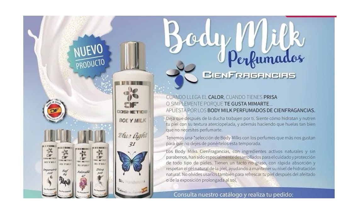 BODY MILK VEGANO CIENFRAGANCIAS CIEN ESENCIAS BAD GIRL FLORAL CON ...