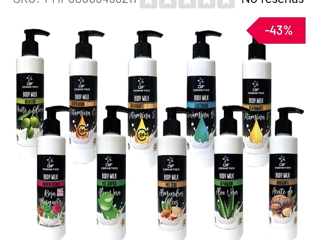 CIENFRAGANCIAS CIEN ESENCIAS BODY MILK VEGANO EUROPEO CON NIACINAMIDA ...