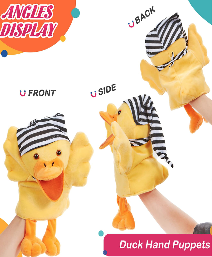 TITERE MARIONETA DE MANO PATITO DORMILON