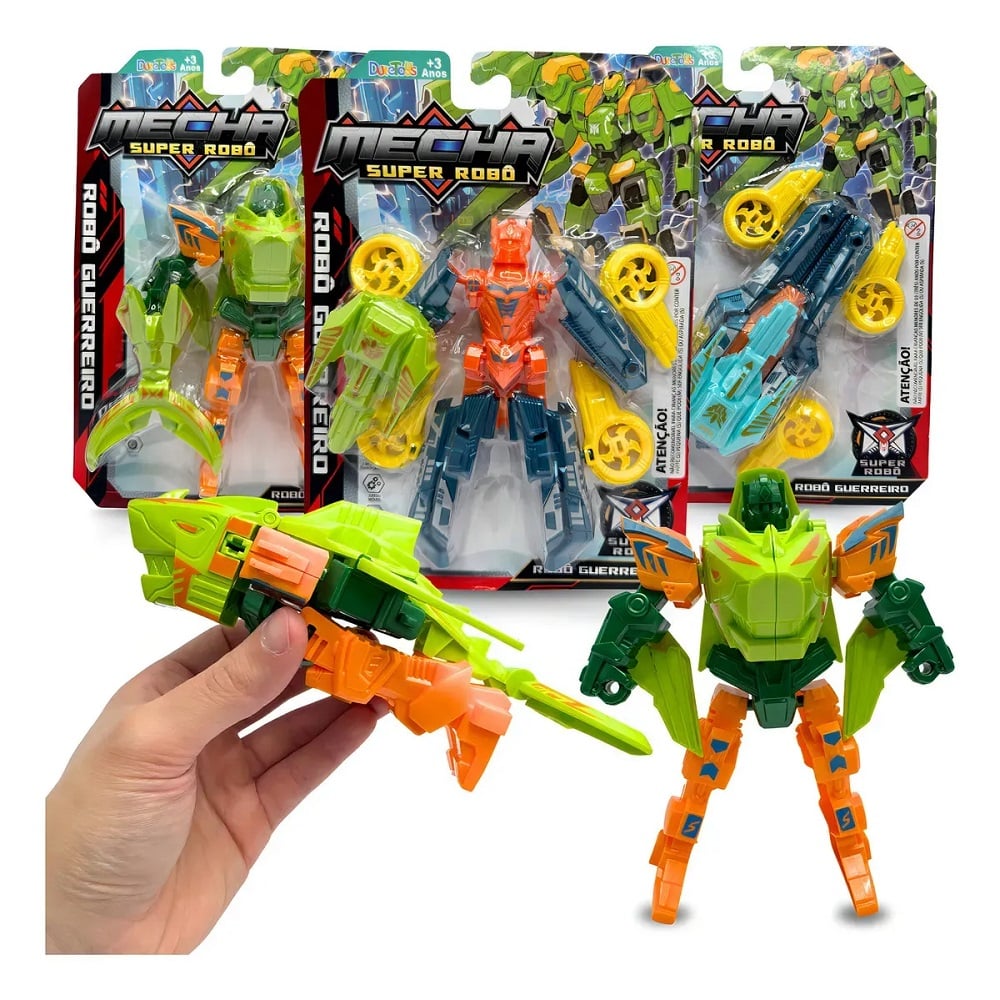 JUGUETE TRANSFORMER ROBOT VEHICULO AZUL