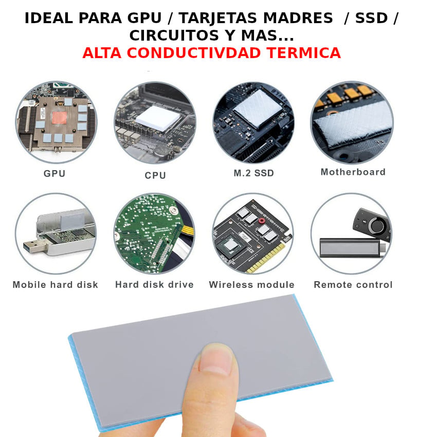 DISIPADOR CALOR TÉRMICO THERMAL PAD ODYSSEY 3MM 12,8 W/MK