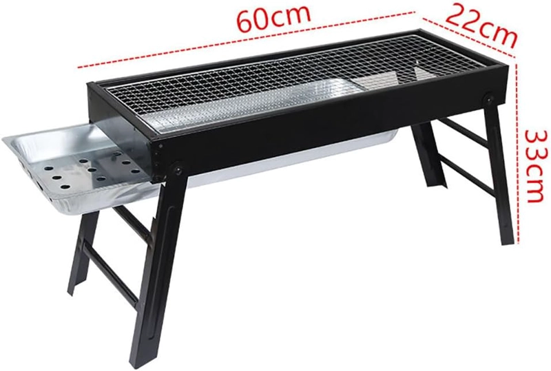 PARRILLA PORTATIL BBQ CAMPING PLEGABLE DE ACERO CARBON IDEAL PARA ...