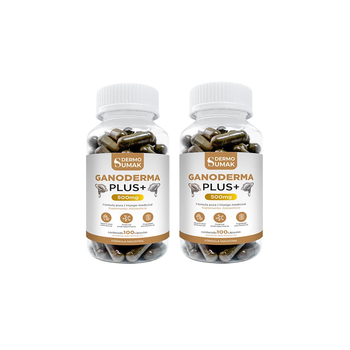 GANODERMA PLUS+ 500MG DERMO SUMAK 2 UND