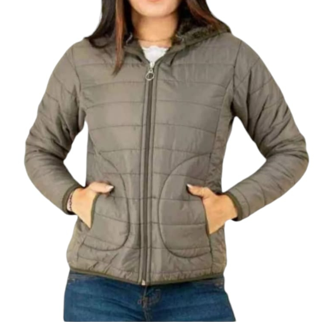 CASACA MUJER PUFFER SEMI-IMPERMEABLE ABRIGADOR PARA DAMA IDEAL PARA ...