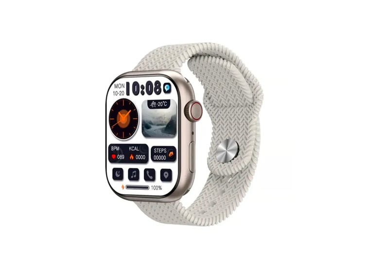 SMARTWATCH HK9 PRO MAX CON PANTALLA AMOLED BLANCO