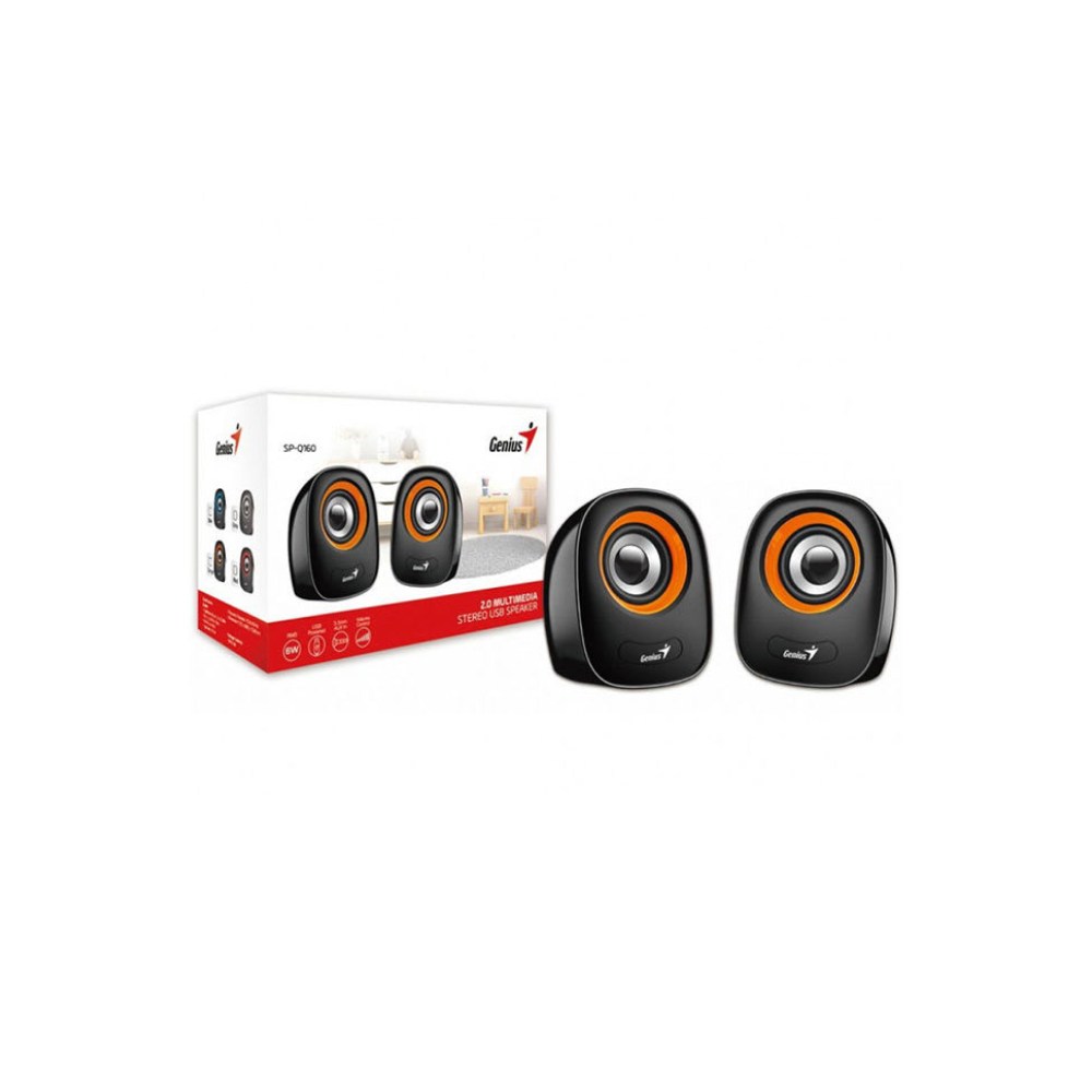 Ripley - PARLANTE GENIUS SP-Q160 USB POWER 6W ORANGE PN 31730027402
