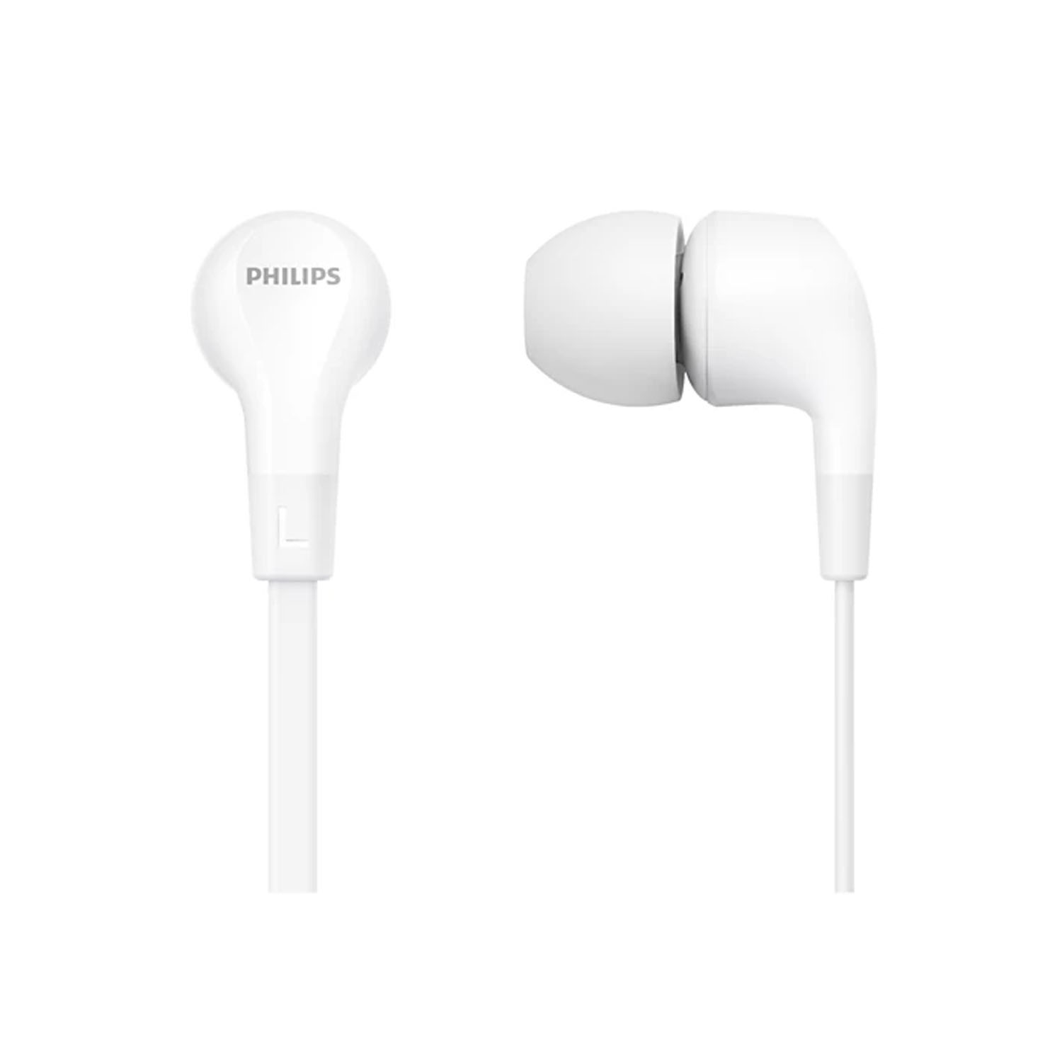 AUDÍFONOS PHILIPS TAE1105 BLANCO CON CABLE