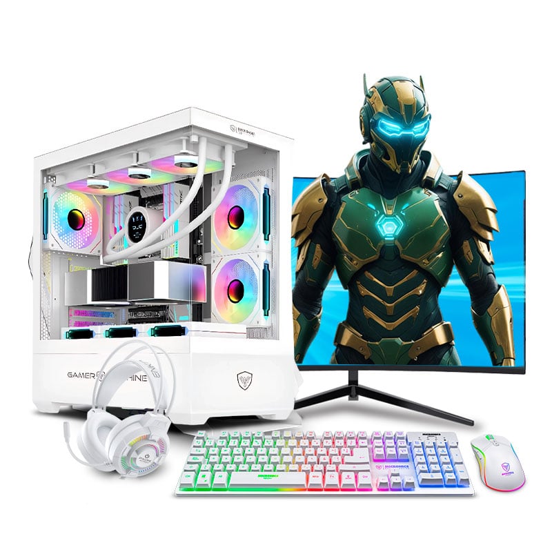 COMPUTADORA PC GAMER DRACO WHITE RGB CORE I7 12700F 32GB 1TB RTX5060 ...