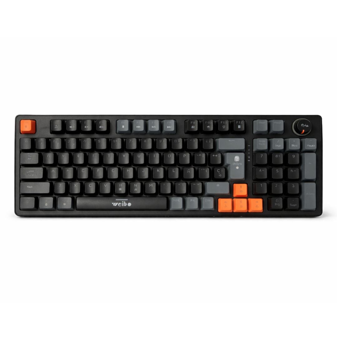 TECLADO MECÁNICO GAMER WEIBO WD-058 CON ILUMINACIÓN RGB – CABLEADO USB