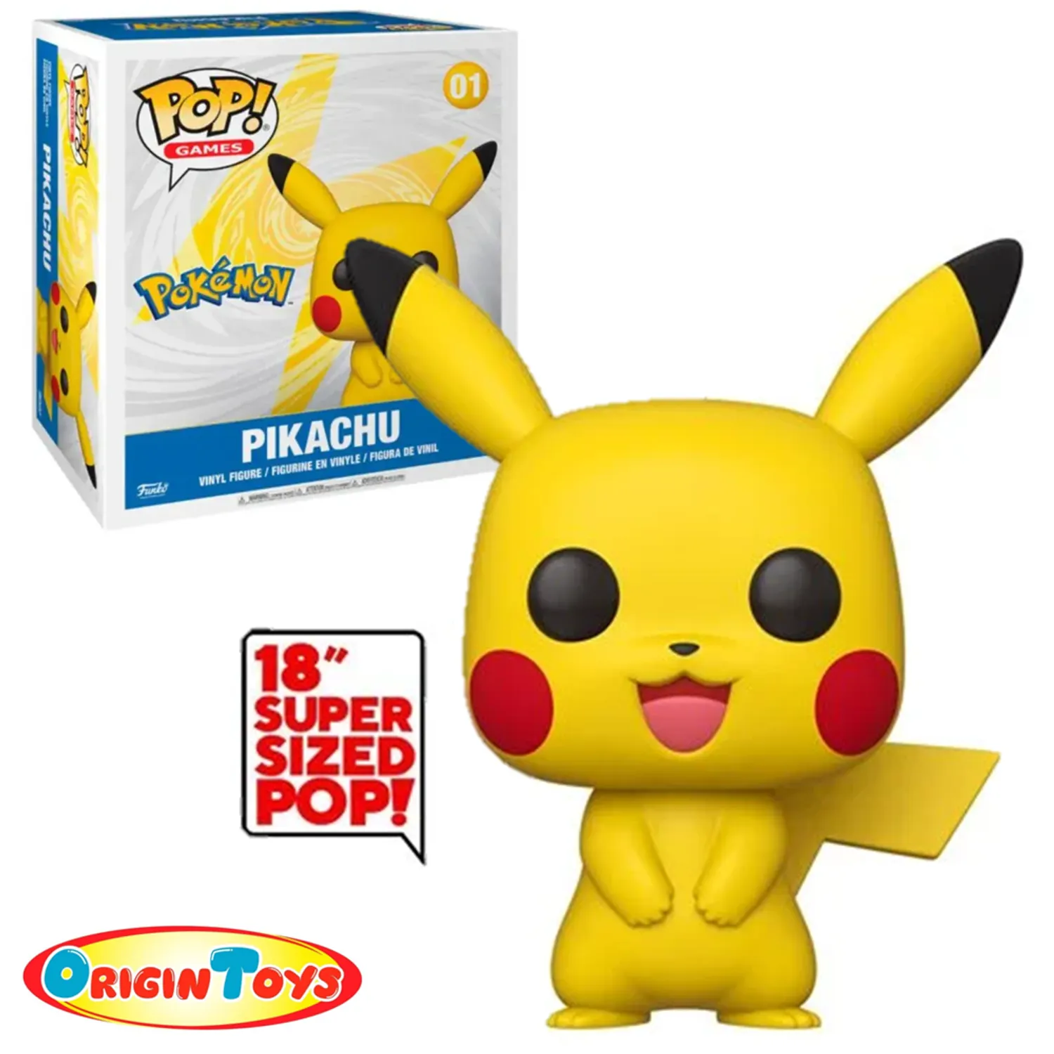 POP #01 - POKEMON - PIKACHU 18'