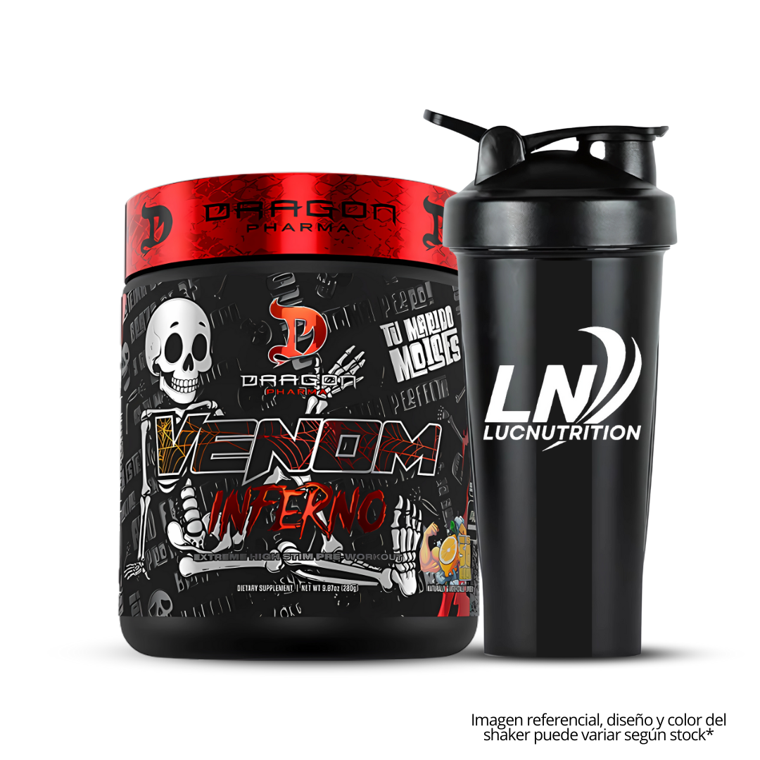 VENOM INFERNO TU MARIDO MOISES 40 SERVICIOS + SHAKER