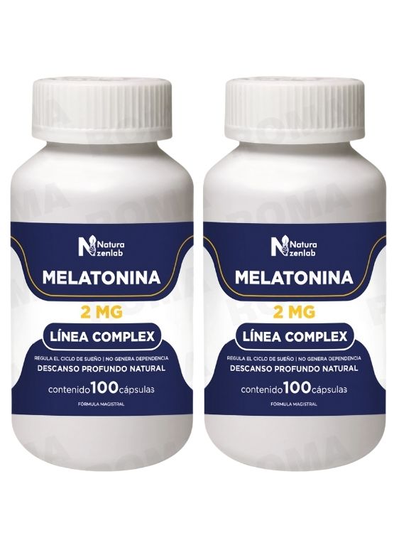 PACK 2 MELATONINA COMPLEX 2MG NATURA ZENLAB