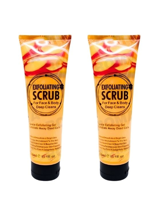 PACK 2 EXFOLIANTE FACIAL Y CORPORAL MIEL 320ML WOKALI