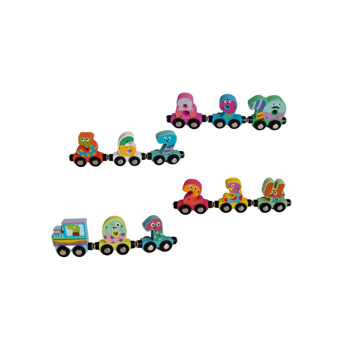 TREN DIDÁCTICO DE ANIMALES Y NÚMEROS PARA NIÑOS