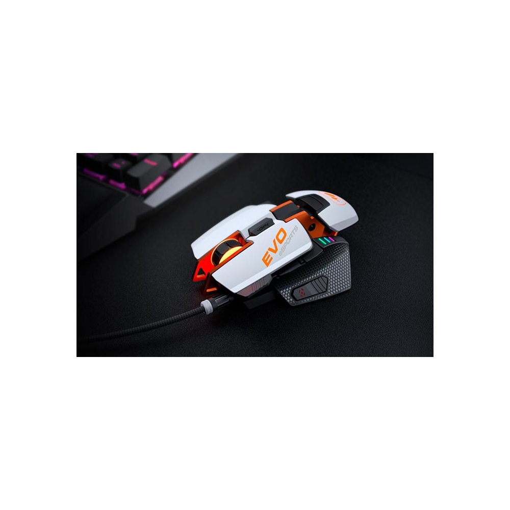MOUSE GAMING COUGAR 700M EVO ESPORTS 16K EN COLOR BLANCO, ALTA ...