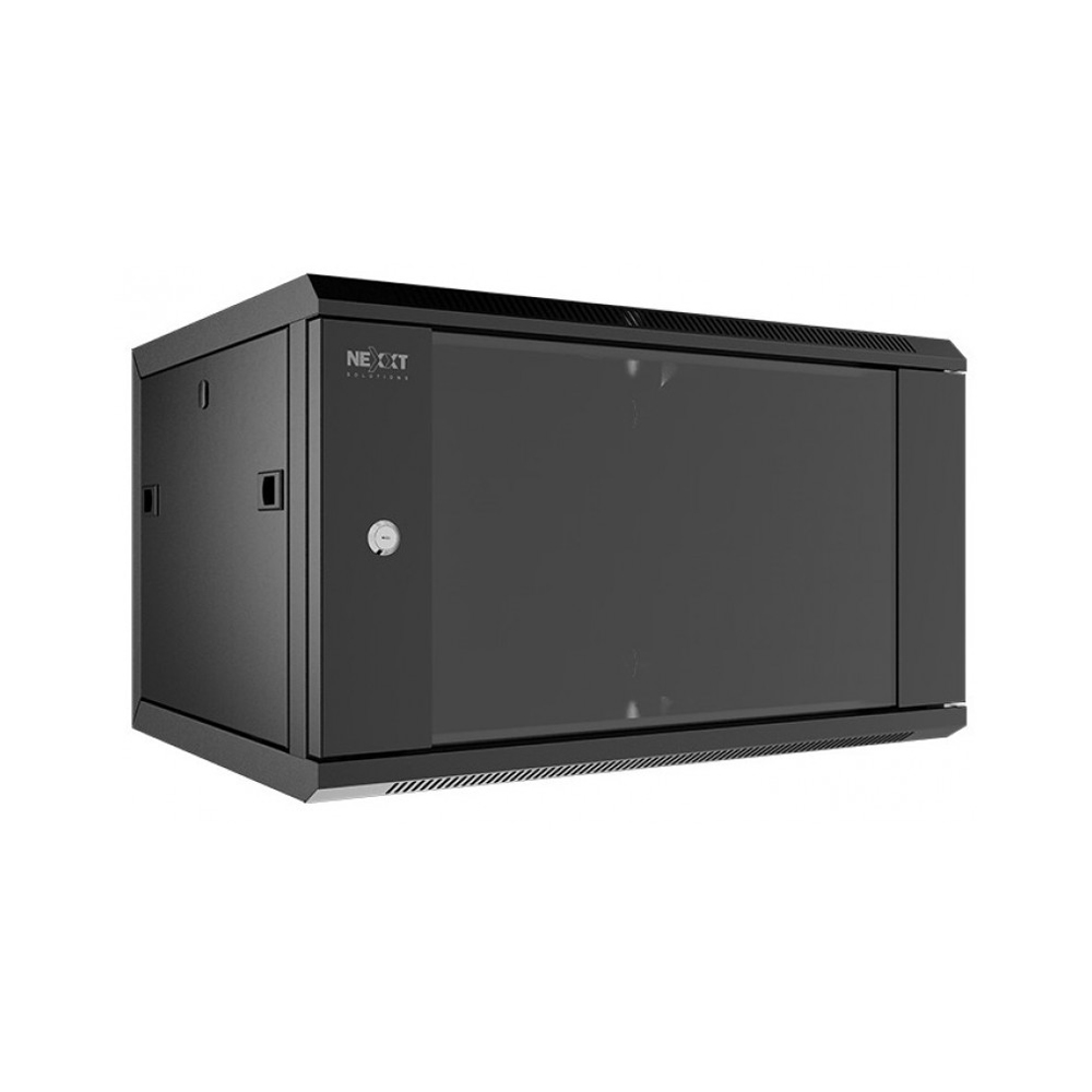 ENCLOSURE DE PARED NEXXT SOLUTIONS, ACERO SPCC Y VIDRIO TEMPLADO, NEGRO ...