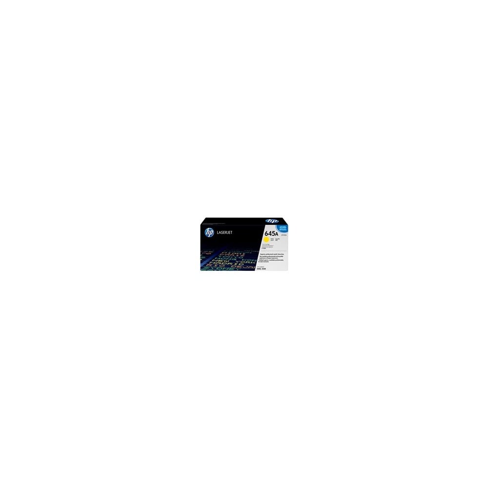 TÓNER AMARILLO HP 645A ORIGINAL PARA IMPRESORAS COLOR LASERJET 5500 Y ...