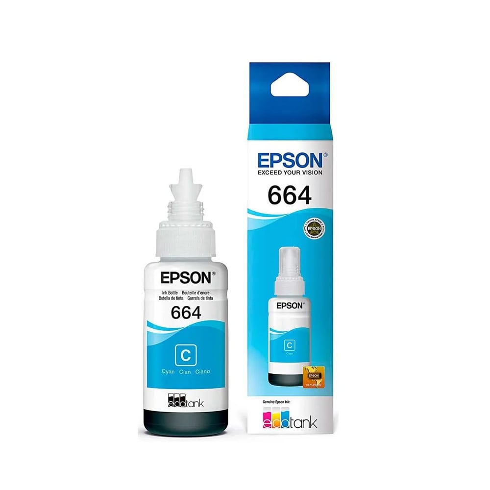RECARGA DE TINTA EPSON T664 PARA L380 L386 L395 L495 ECOTANK ET-2600 ...