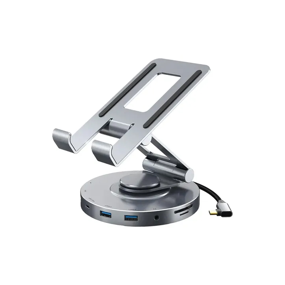 SOPORTE PARA TABLET + HUB 8 EN 1 CABLETIME CB02G: CONECTIVIDAD TOTAL Y ...
