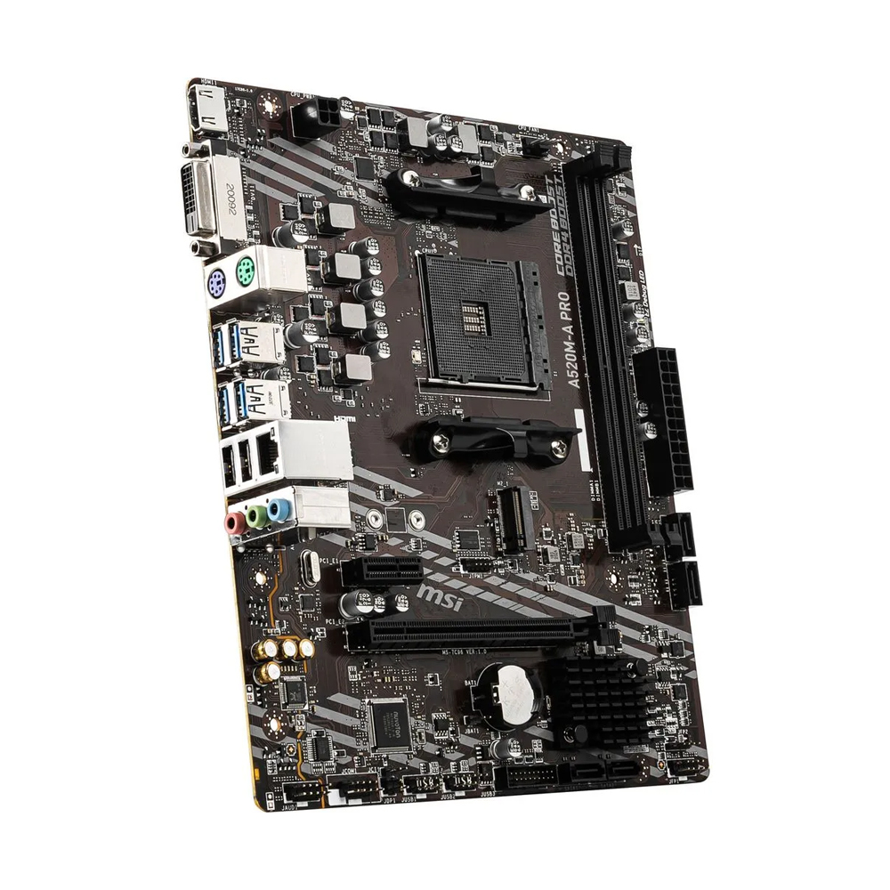 PLACA BASE AMD MSI A520M-A PRO - MICRO ATX, SOCKET AM4, IDEAL PARA ...