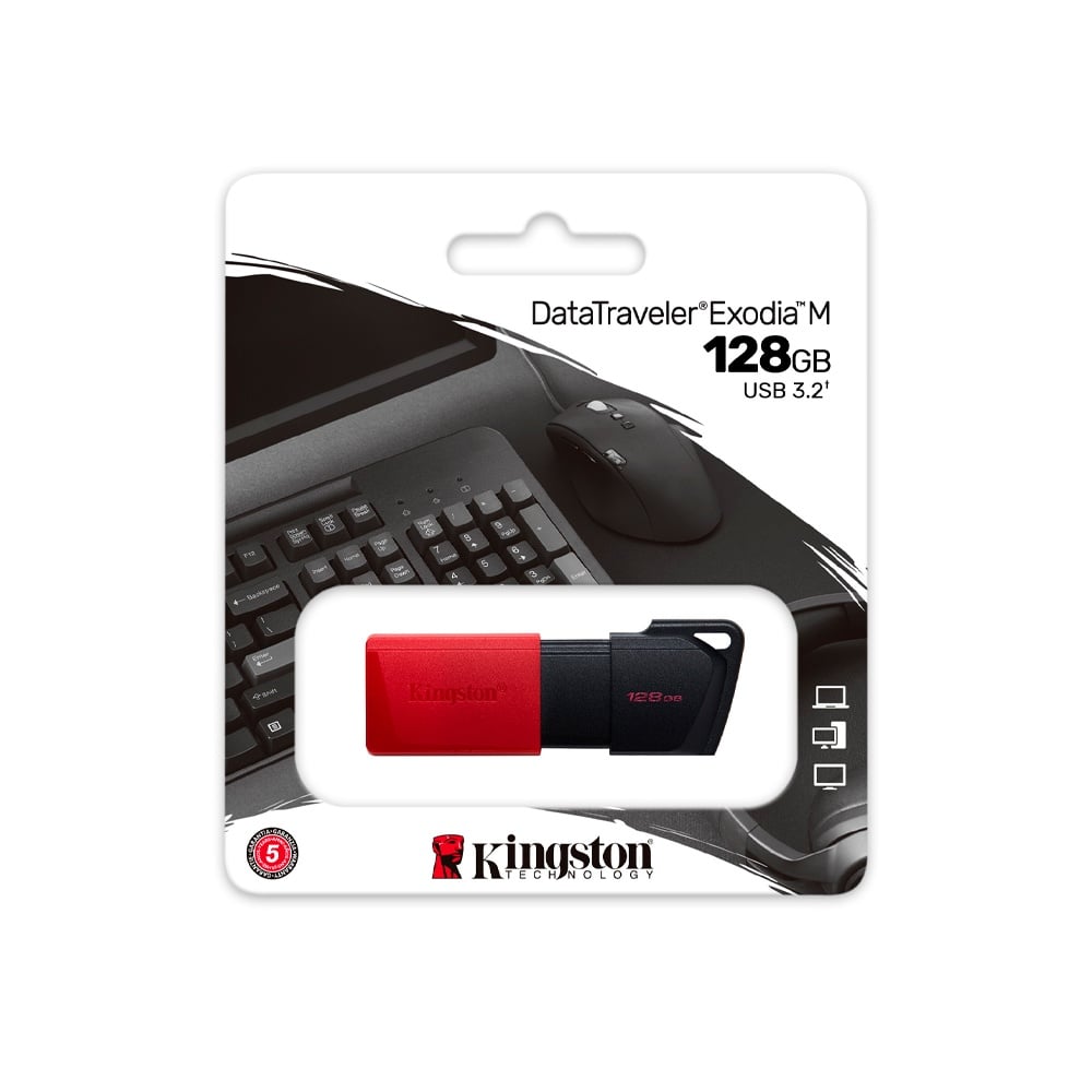 UNIDAD FLASH KINGSTON DATATRAVELER EXODIA M 128GB USB 3.2 - RÁPIDA ...