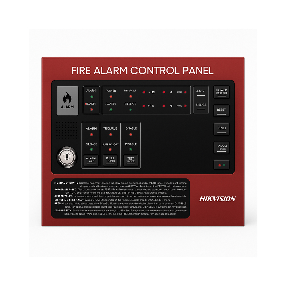 PANEL DE ALARMA HIKVISION 4 ZONAS CON BATERÍA