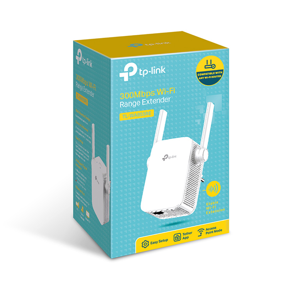 TP-LINK TL-WA855RE EXTENSOR DE RANGO WI-FI 300MBPS MINI CON 100MB LAN Y ...