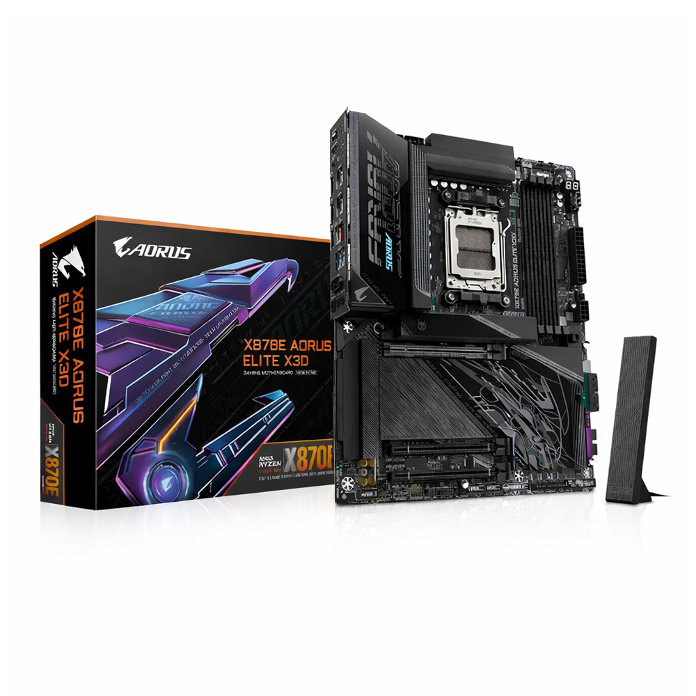 PLACA BASE GIGABYTE X870E AORUS ELITE X3D COMPATIBILIDAD AM5