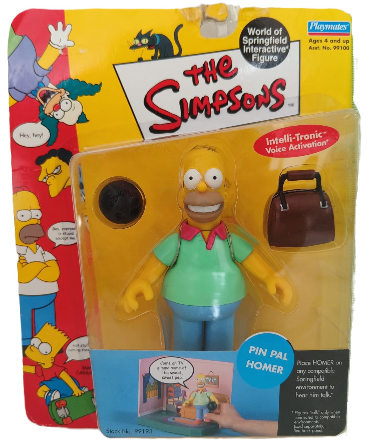 PLAYMATES THE SIMPSONS - PIN PAL HOMER HOMERO SIMPSON