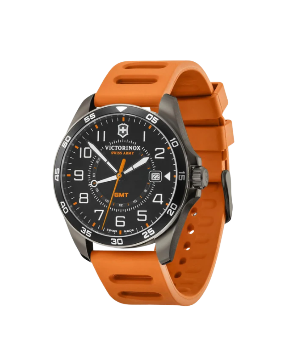 RELOJ VICTORINOX FIELDFORCE SPORT GMT NARANJA