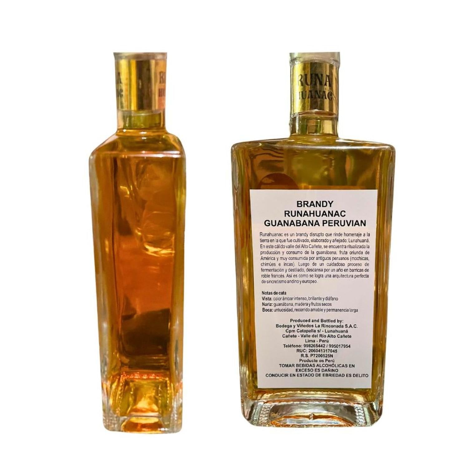 RUNAHUANAC BRANDY DE GUANÁBANA – EDICIÓN PREMIUM REPOSADA