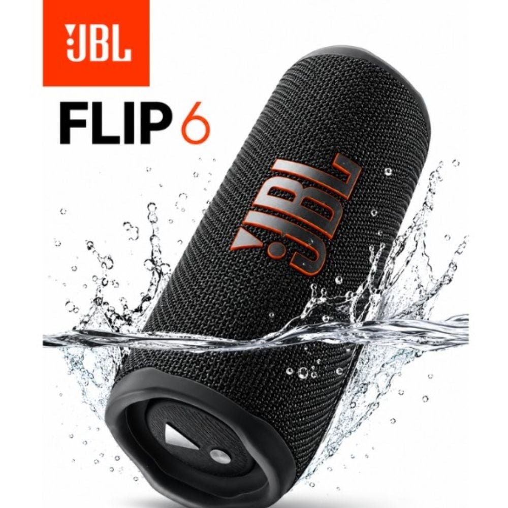 PARLANTE DE SONIDO JBL BLUETOOTH COLOR NEGRO MOD FLIP6