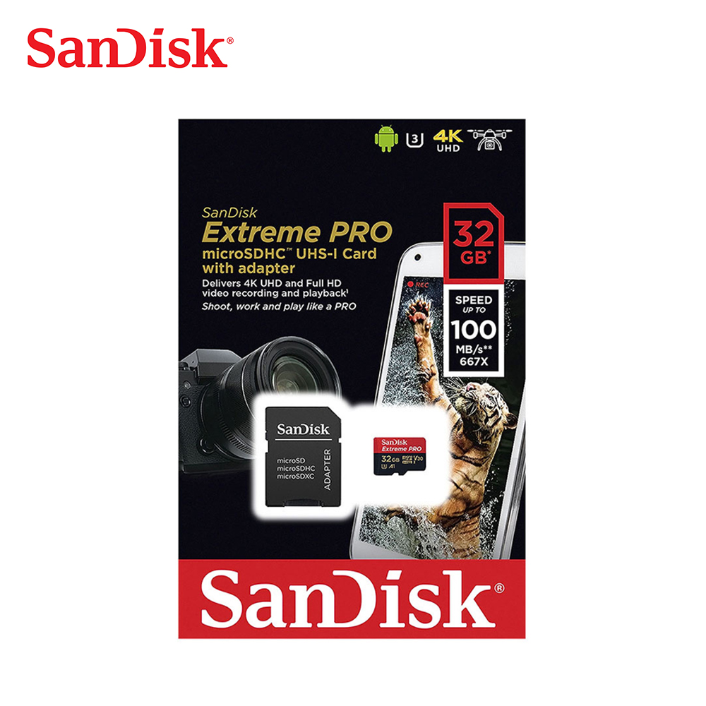 Ripley - MEMORIA MICRO SD SANDISK EXTREME PRO 32GB DE 100MB/S